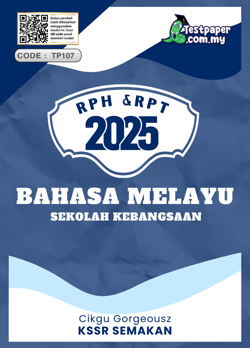 TP107 - RPH & RPT 2025 : Bahasa Melayu SK KSSR Semakan Cikgu Gorgeousz