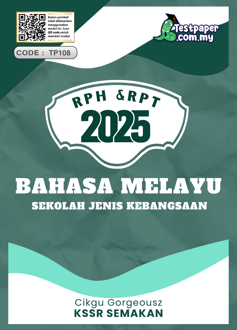 TP108 - RPH & RPT 2025 : Bahasa Melayu SJK KSSR Semakan Cikgu Gorgeousz