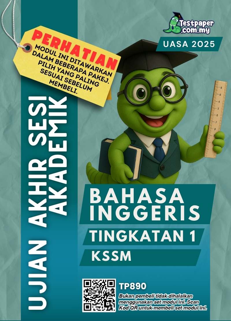 TP890 - Bahasa Inggeris Tingkatan 1 : UASA 2025