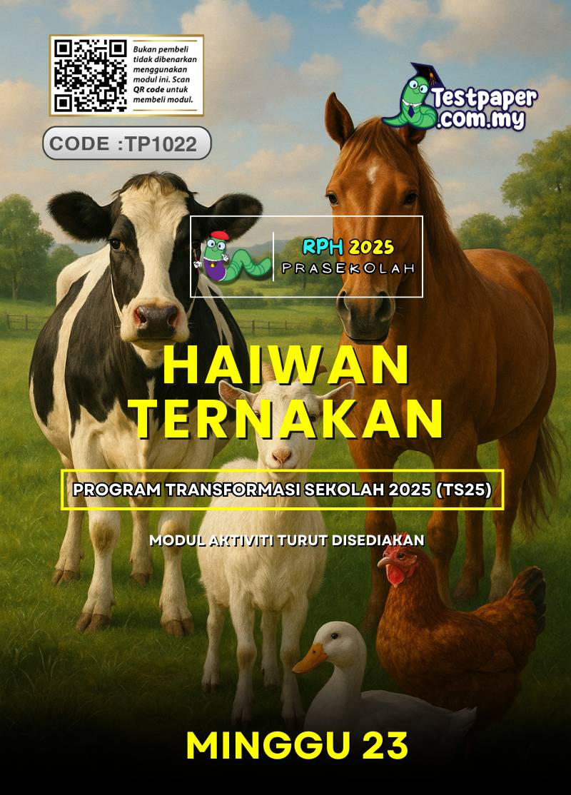 TP1022 - RPH Prasekolah 2025 : Minggu 23 (Haiwan Ternakan)