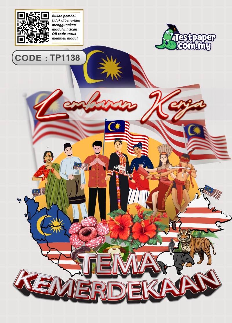 TP1138 - Lembaran Kerja Tema Kemerdekaan: Aktiviti Menarik untuk ...