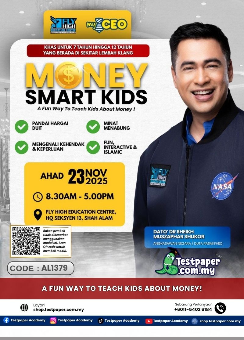 AL1379 - Flyhigh Education Centre : Program Money Smart Kids (Dari 7 ...