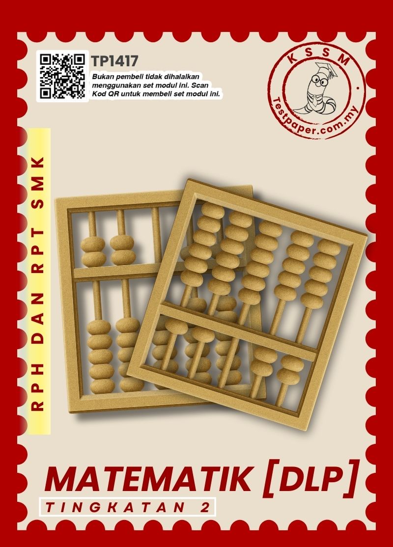 TP1417 - RPH & RPT 2026 : Matematik Tingkatan 2 [DLP]