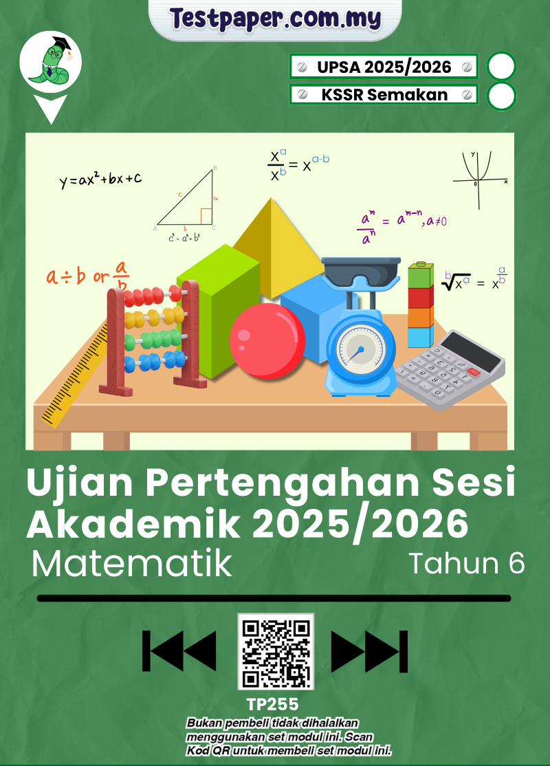 TP255 - Matematik Tahun 6 : UPSA 2025