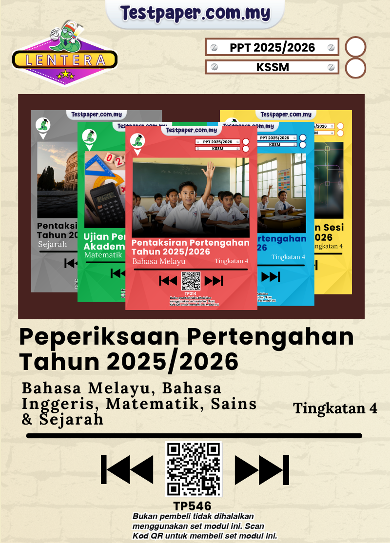 TP546 - Kombo Lentera Tingkatan 4 : PPT 2025 KSSM