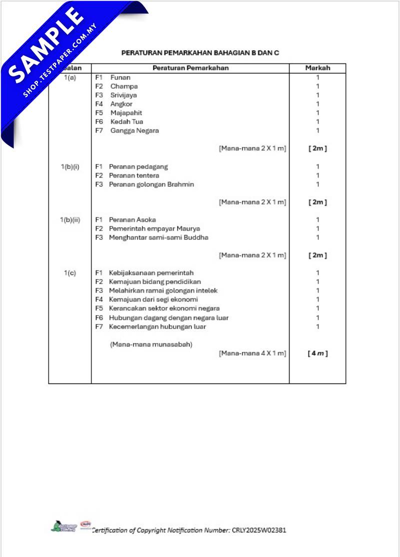 TP902 - Sejarah Tingkatan 2 : UASA 2025