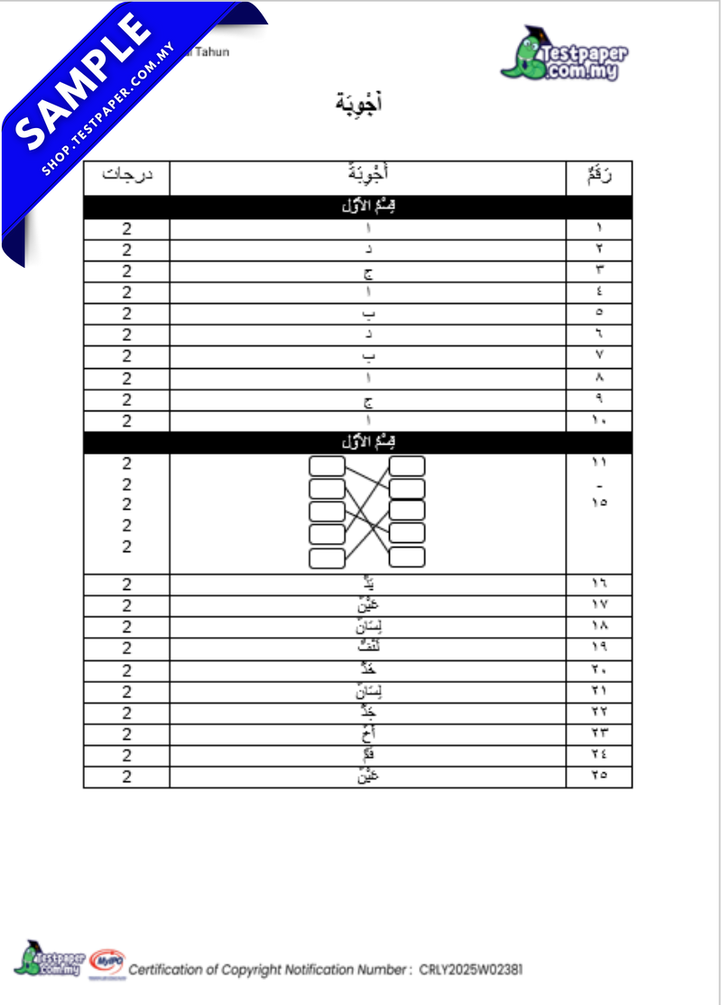 TESTPAPER.COM.MY